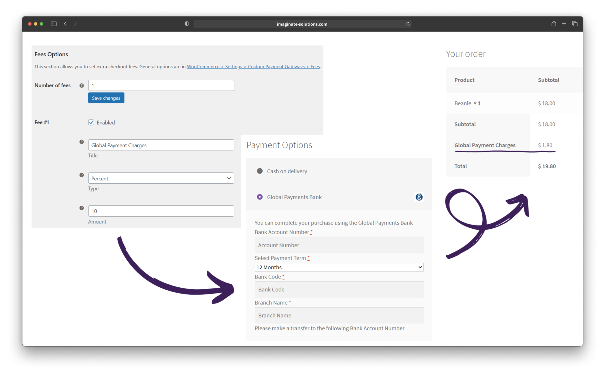 WooCommerce Custom Payment Gateway - Imaginate Solutions