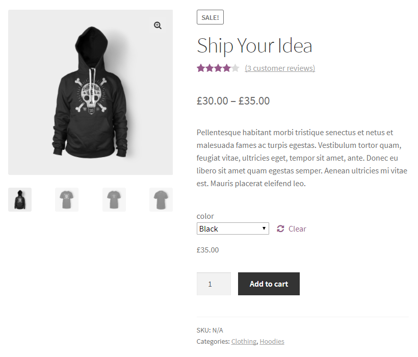 Variations Radio Buttons For Woocommerce Before Imaginate Solutions
